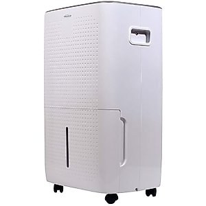 Soleus AC Energy Star 50-Pint Portable Dehumidifier with Auto-Shutoff & Timer, Home Dehumidifier and Moisture Absorber For Basement, Garage, Living Room in White