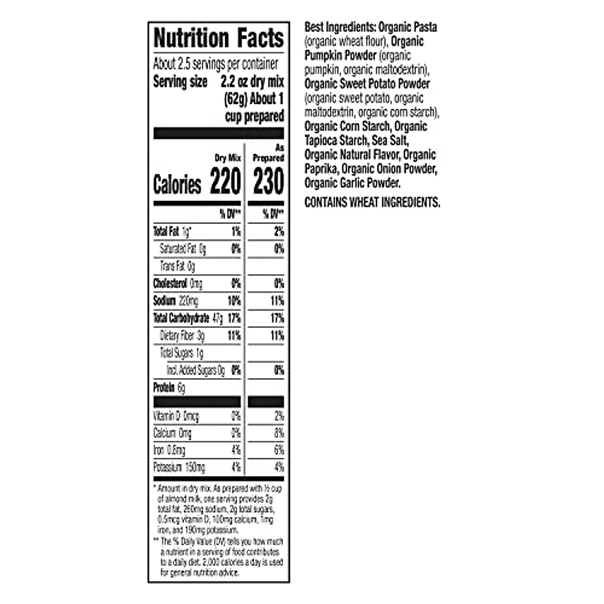 Annie's Organic Vegan Mac, Shells and Sweet Potato Pumpkin, 6 oz (Pack of 12)