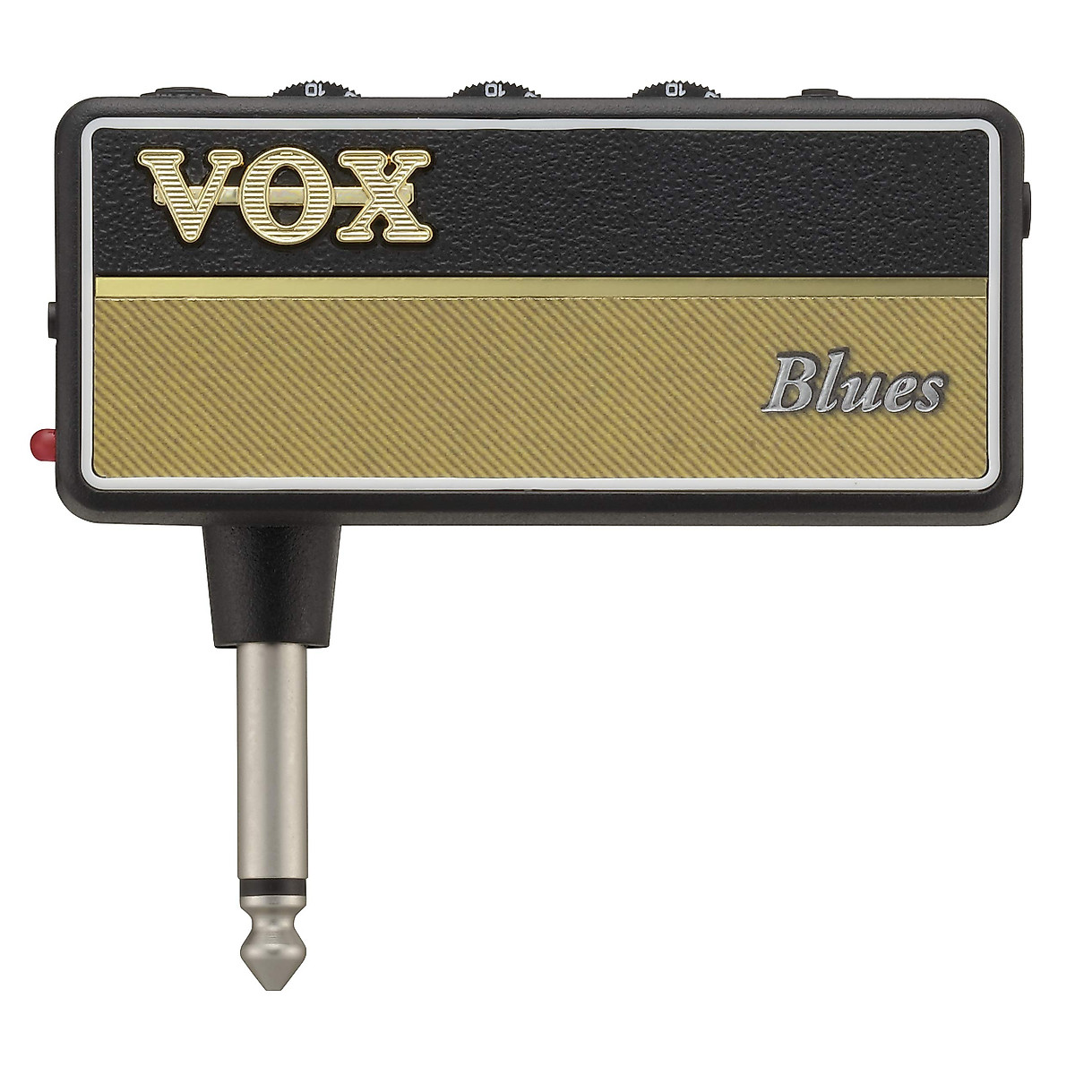 VOX Amplug 2 Blues (AP2BL) Guitar Headphone Amplifier Bundle with Knox Gear Closed-Back Studio Monitor Over-Ear Headphones (2 Items) - Mini amp That Provides serious Sound