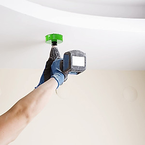 HLOFIZI 6-1/8 Inch Carbide Grit Hole Saw for 6 Inch Recessed Lights, Cutting Through Stucco, Ceiling Old Plaster, Drywall, Cement Board with 1-1/2" Depth, Up to 3X Longer Life