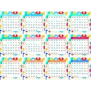 2024 CD-Style Desk Calendar 12 Months Calendar/Planner / (Edition #01)
