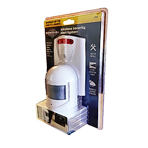 Bunkerhhill Wireless Motion Sensor Driveway Alert System 30 ft 40 Degrees