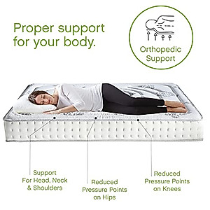 Classic Brands Decker Memory Foam and Innerspring Hybrid 10-Inch Mattress | Bed-in-a-Box Queen