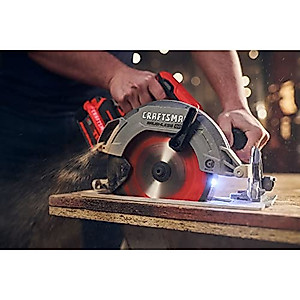 CRAFTSMAN V20 RP+ Cordless Brushless 7-1/4 in. Circular Saw, Tool Only (CMCS551B)