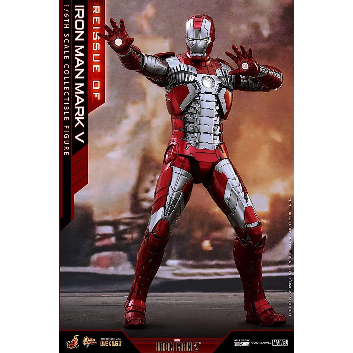 Hot Toys 1:6 Iron Man Mark V - MMS Diecast