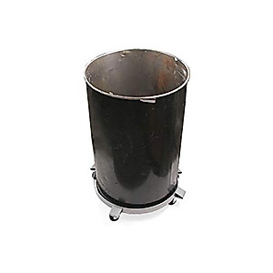 Extra Heavy Duty 55 Gallon Drum Dolly Swivel Casters Steel Frame Non Tip 1250 lbs 5 Wheel
