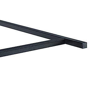 FurnitureR 58'' L-Shaped Corner Storage Shelf Space-Saving Gaming Labtop Table for Home Office PC Workstation Study Room Computer Desk, Black and Brown