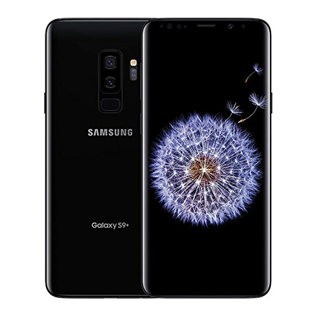 Straight Talk Samsung Galaxy S9 Plus Black 64GB SM-G965U Includes A BYOD CDMA Kit & A Wireless Charging Stand by Samsung & A IQ Shield Full Body Screen Protector Applied Bundle