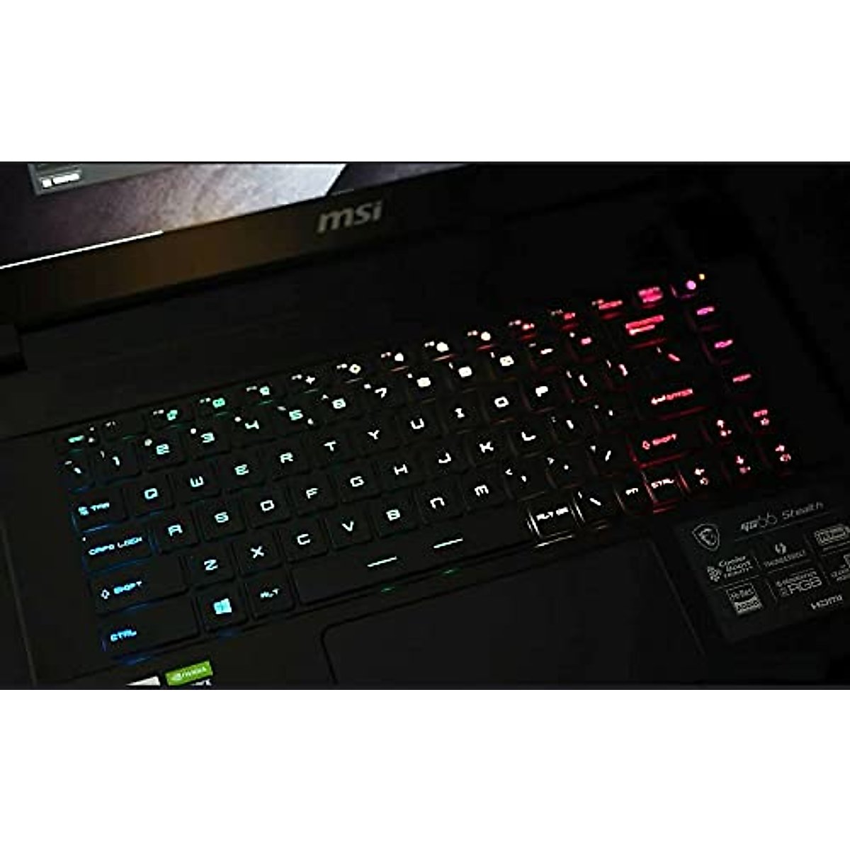 Replacement Keyboard for MSI GS66 Stealth GE66 Raider GP66 & Stealth 15M with Per-Key RGB Backlit Keyboard Black US Layout MS-16V1 MS-1541 MS-1542