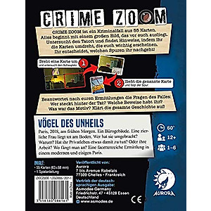 Asmodee ASM Crime Zoom Fall 2 - Vögel des Unheil | LDGD0005