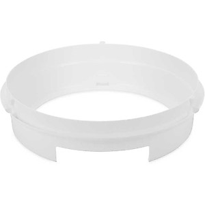 Camco 9-inch Pop-A-Plate Plastic Plate Dispenser | Ideal for Compact Spaces, RVs and Trailers | Mounts Under Cabinets or Shelves | White (57001)