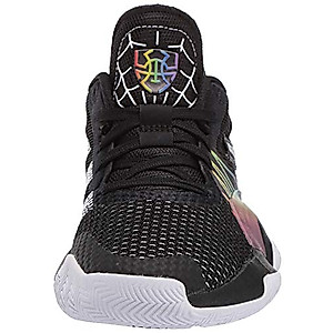 adidas Women's D.O.N. Issue #1 Basketball Shoe, FTWR White/core Black/core Black, 11