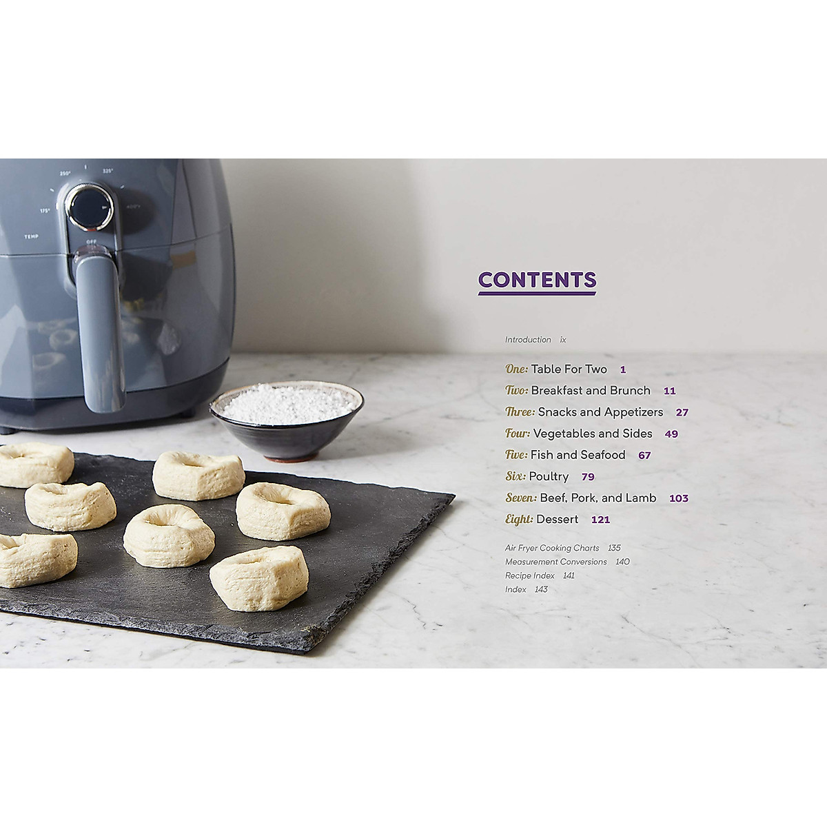 The Essential Air Fryer Cookbook for Two: Perfectly Portioned Recipes for Healthier Fried Favorites