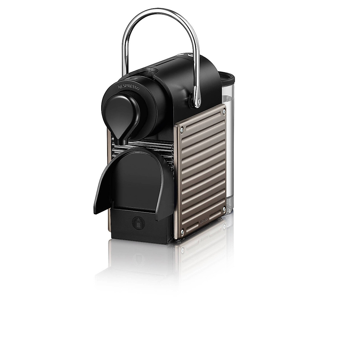Nespresso Pixie Espresso Maker, 24oz Electric Titan (Discontinued Model)