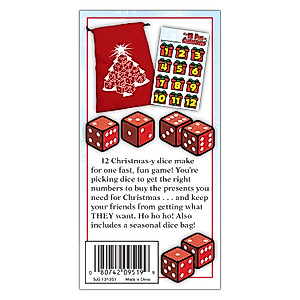 Steve Jackson Games The 12 Dice of Christmas, Dice Game, Family, Holiday, for 2 to 5 Players, Ages 10