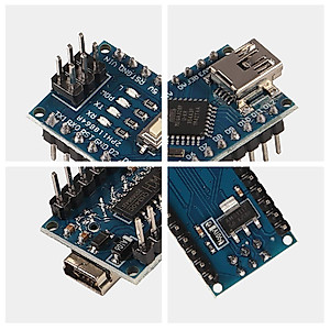 AITRIP 3pcs for Arduino Mini Nano V3.0 ATmega328P 5V 16M Micro Controller Board Module with 3pcs USB Cable Compatible with Arduino IDE
