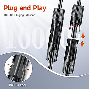 RICH SOLAR 5 Pairs Solar Connectors