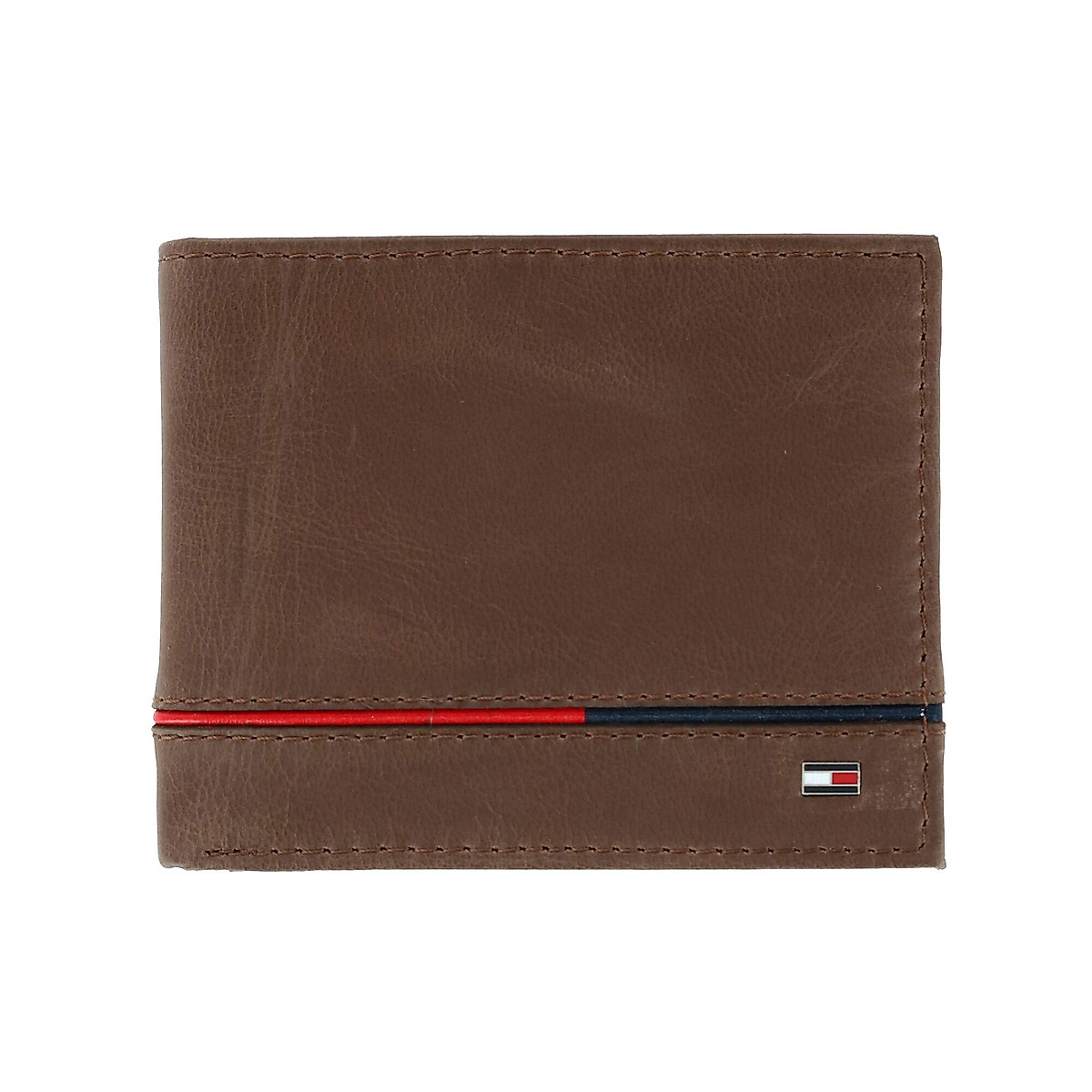 Tommy Hilfiger Men RFID Wallet, Brown, One Size