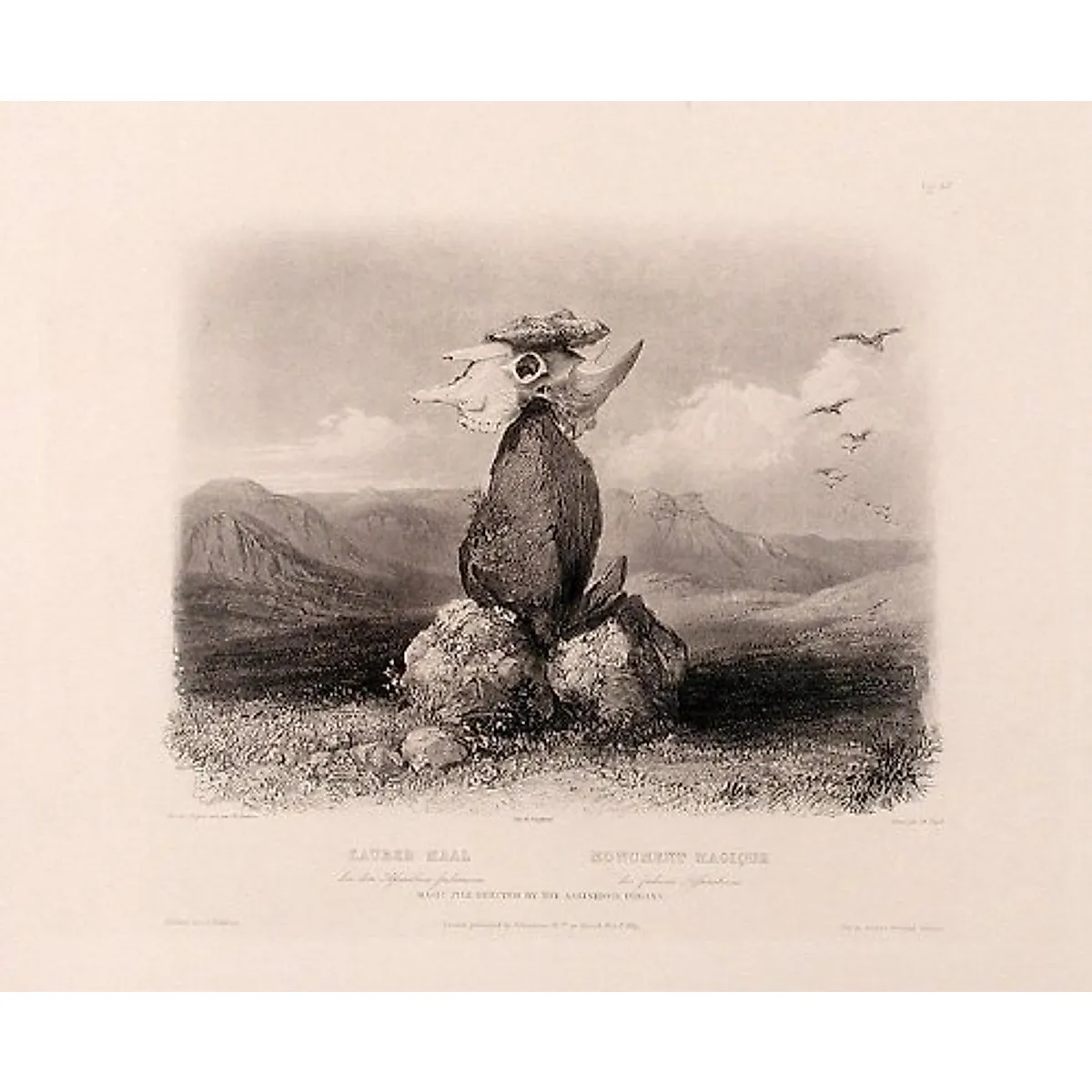 Magic Pile Erected by the Assiniboin Indians