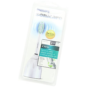 Philips Sonicare Genuine E-Series Replacement Toothbrush Heads, 3 Brush Heads, White, HX7023/64