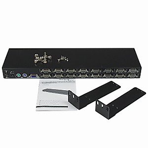 StarTech.com 16-port KVM Module for Rack-mount LCD Consoles with additional PS/2 and VGA Console (CAB1631HD)