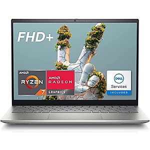 Dell 2024 Inspiron 5000 I5425 14'' FHD+ Non-Touch AMD 8-Core Ryzen 7 5825U 64GB DDR4 2TB NVMe SSD Radeon Graphics USB-C WiFi AX BT HDMI Backlit KB Fingerprint Windows 11 Pro