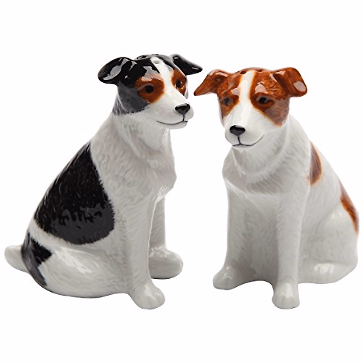 Cosmos Gifts Ceramic Jack Russell Salt and Pepper Set, 3-3/8-Inch