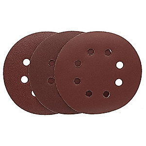 Ryobi RS290G 2.6 Amp 12,500 OPM Single Speed 5 Inch Hook and Loop Corded Random Orbit Sander w/ 3 Pads and Dust Bag