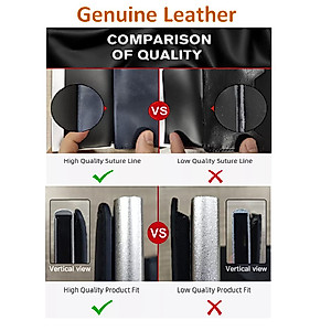 G2eComme AirTag Card Holder Minimalist Wallet – Ultra Slim Magnetic Genuine Leather GPS Tracker Credit Card Case Privacy & Security RFID Blocking Ideal Gift (Dark Brown)