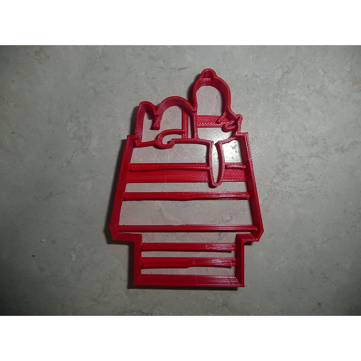 INSPIRED BY SNOOPY ON DOGHOUSE DOG HOUSE DETAILED COOKIE CUTTER MADE IN USA PR3975