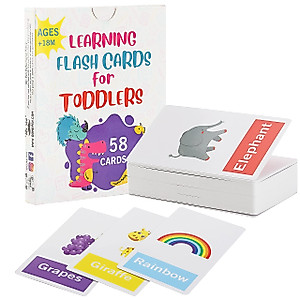 Mr. Pen- Alphabet Flash Cards for Toddlers, Double-Sided, 58 Picture Cards, Toddler Flash Cards, Alphabet Flash Cards, Baby Flash Cards, Letter Flash Cards, ABC Flash Cards, Number Flash Cards