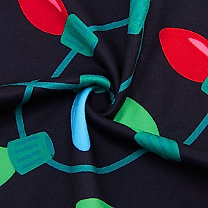 UNICOMIDEA Ugly Christmas Pajama For Boy 3D Colorful Lith Joggers Kid Xams Tie Dye Pant Girls Pyjama Bottoms 10-12 Year Teens Christmas Sleepwear Pants Size 11