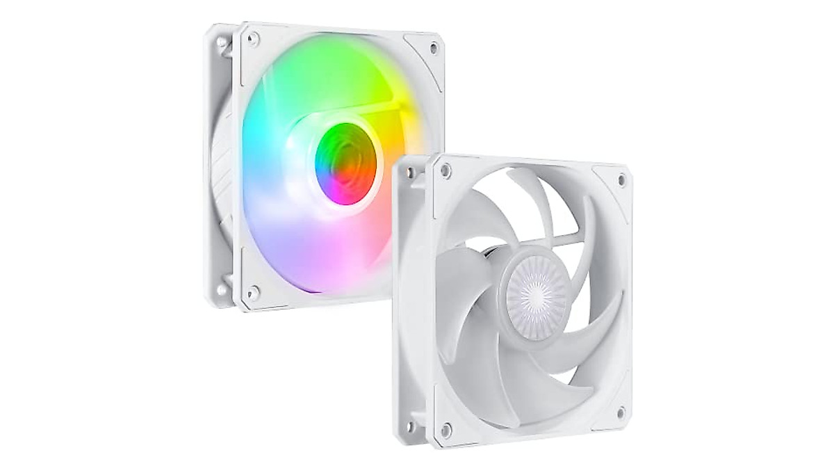 Cooler Master SickleFlow 120 V2 ARGB White Fan - Customizable Lighting