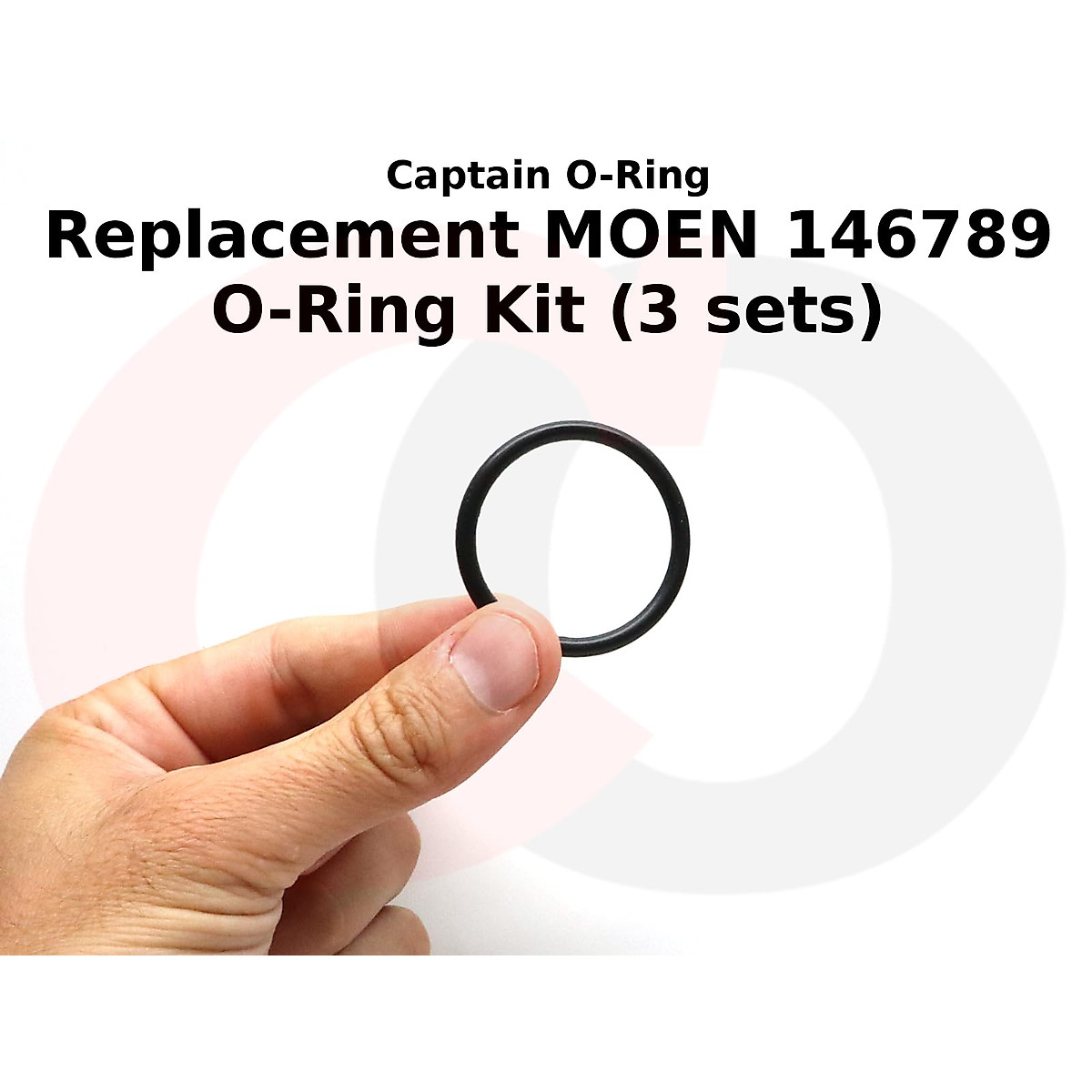 Captain O-Ring – Replacement 146789 O-Rings for Specific Moen Single-Handle Lever Kitchen Faucets (3 Sets, 6 orings)