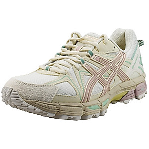 ASICS Women's Gel-Kahana 8 Running Shoe, Cream/Ginger Peach, 9 B