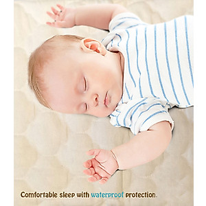 Snoozy Flannel Cotton Anti Allergy Waterproof Multi Use Pad, 18" x 27", 2 Pack