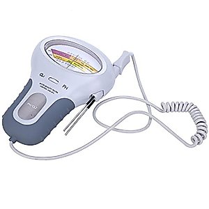 2 in 1 Ph Meter Salt Water Tester for Pools, Water Quality Chlorine Tester, Portable Digital Moisture Meter, Ph Tester Chlorine Tester for Pool Monitoring System