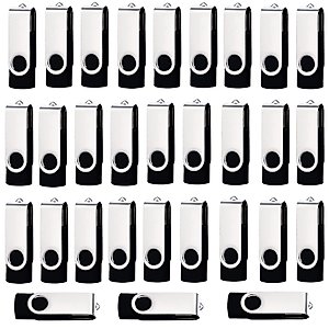 lcwamy USB 8GB USB Flash Drive 50 Pack Bulk USB Flash Drives 8GB Thumb Drive 50 Pack USB2.0 Flash Drive 8GB Pen Drive USB Drive Pack 8GB USB Memory Stick (Black, No Logo)