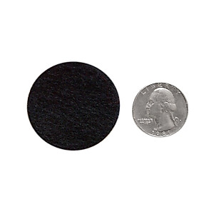 Playfully Ever After 1.5 Inch Black 94pc Stiff Felt Circles