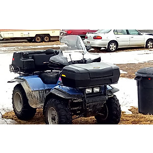 XMT-MOTO Large ATV Windshield fits for Harley Davidson all models 1970-2013(To fit Polaris, Arctic Cat, Honda Yamaha, Can-Am and Kawasaki ATVs)