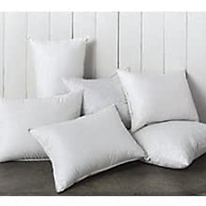 ACCENTHOME 18x18 Pillow Inserts ( Pack of 4 ) Hypoallergenic Throw Pillows Forms | White Square Throw Pillow Insert | Decorative Sham Stuffer Cushion Filler for Sofa , Couch , Bed & Living Room Decor