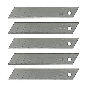 Stanley 0-11-718 Snap Off Blade (5 piece), Silver