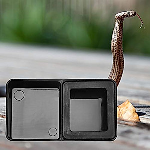 POPETPOP 4pcs Reptile Food Bowl Lizard Gecko Food Water Dish Bearded Dragon Feeding Dish Worm Plate for Small Reptile