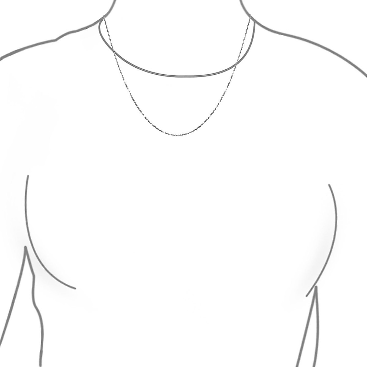 Bling Jewelry Classic Fine Thin 1 MM Strong Rolo Link Cable Chain Necklace for Women Men .925 Sterling Silver 18 Inch