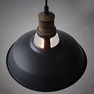 CLAXY Ecopower Industrial Metal Barn Pendant Light 3 Pack