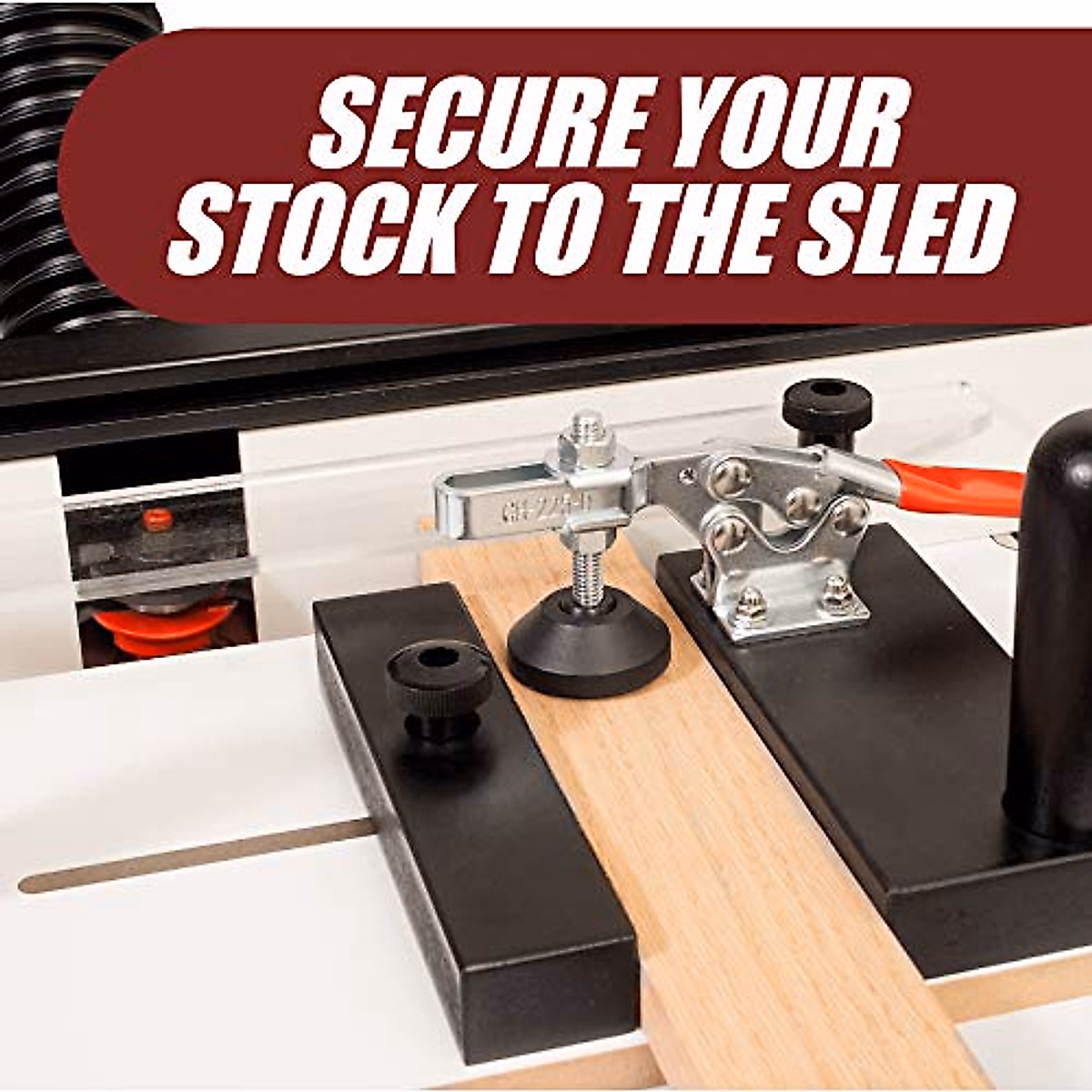 Fulton Rail Guide Coping Sled PRO For Cutting Profiles Into The End Grain Of Your Stock | Ideal for Cutting Precise Clean Joints for Cabinet Door and Drawer Fronts