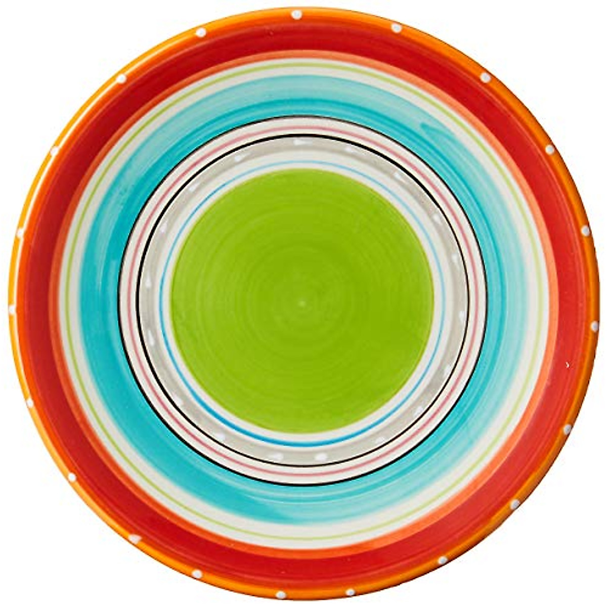 Certified International Mariachi Canape Plates (Set of 4), 6", Multicolor