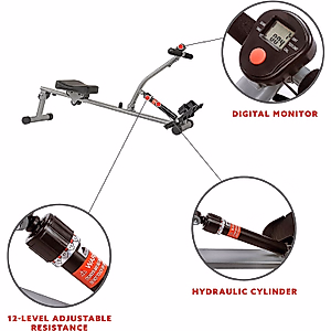 Adjustable Resistance Rowing Machine - Enhance Your Workout with Precision