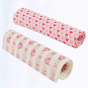 Cabilock 100pcs Wax Paper Sheets Food Picnic Paper Grease Proof Paper Waterproof Dry Paper Liners for BBQs,School Carnivals Baking, Cooking, Frying