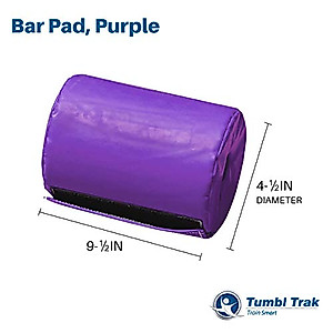 Tumbl Trak Gymnast Bar Pad, Purple, 9.5-Inch